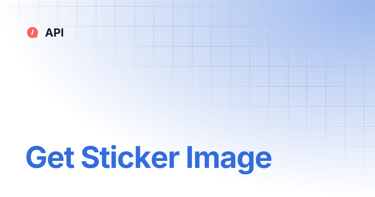 Get Sticker Image | API